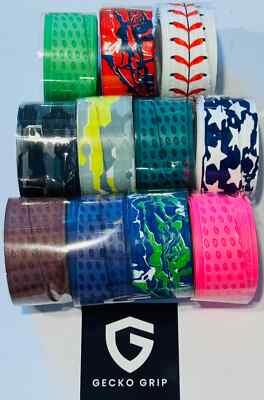 Gecko Grip: Baseball & Softball Bat Grip Tape: Sticky & Cushioned (17 ...