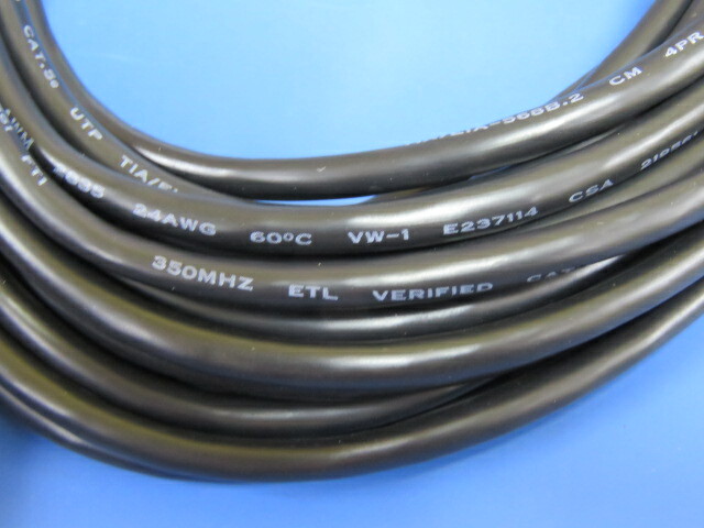 KEITHLEY CA-180-2A Qty of 5 per Lot CABLE Cat 5e; AWM 2835 24AWG; 60*C ...