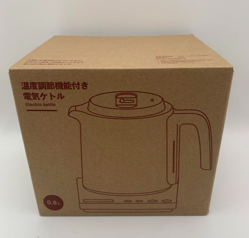 MUJI Electric Kettle AC100V 1300W 50Hz/60Hz 0.8L MJ-KEC08 LA1MTA3S New ...