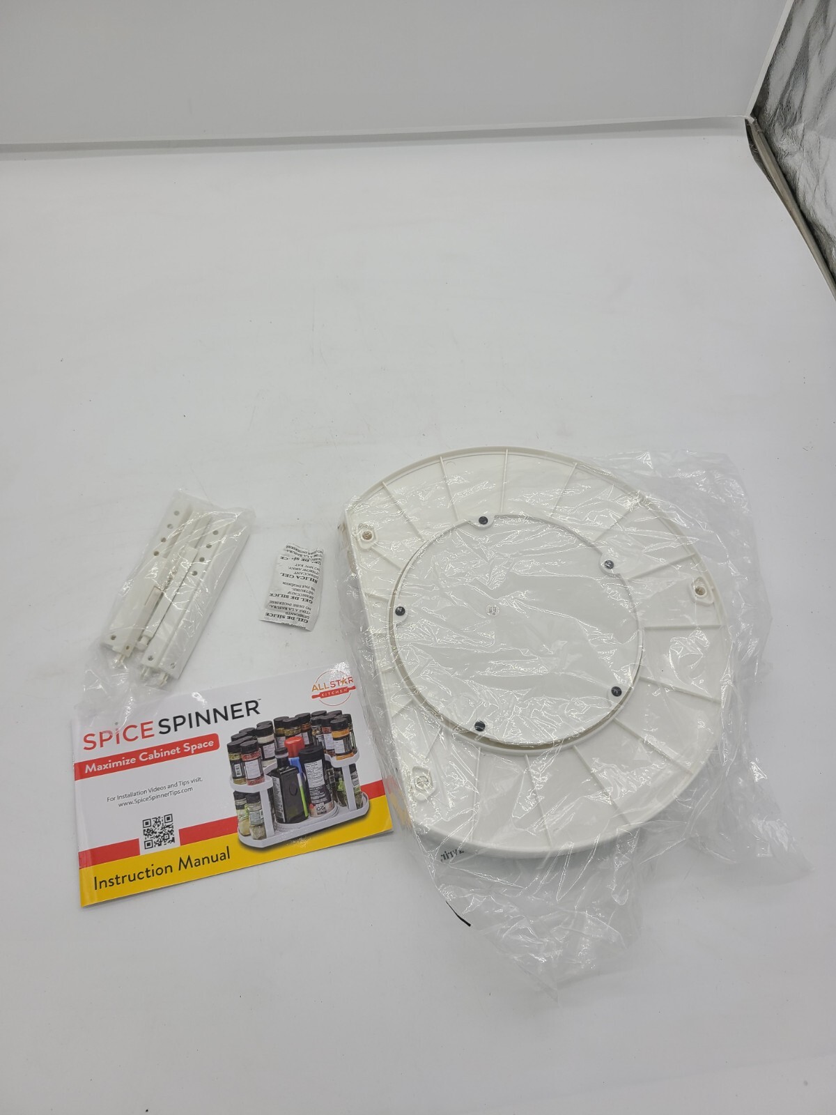 Allstar Kitchen Spice Spinner Dual Spin 2 Levels D Shape | eBay