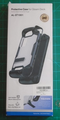 Protective Case For Steam Deck TPU+PC Grip Game Cover Shockproof Skin ...