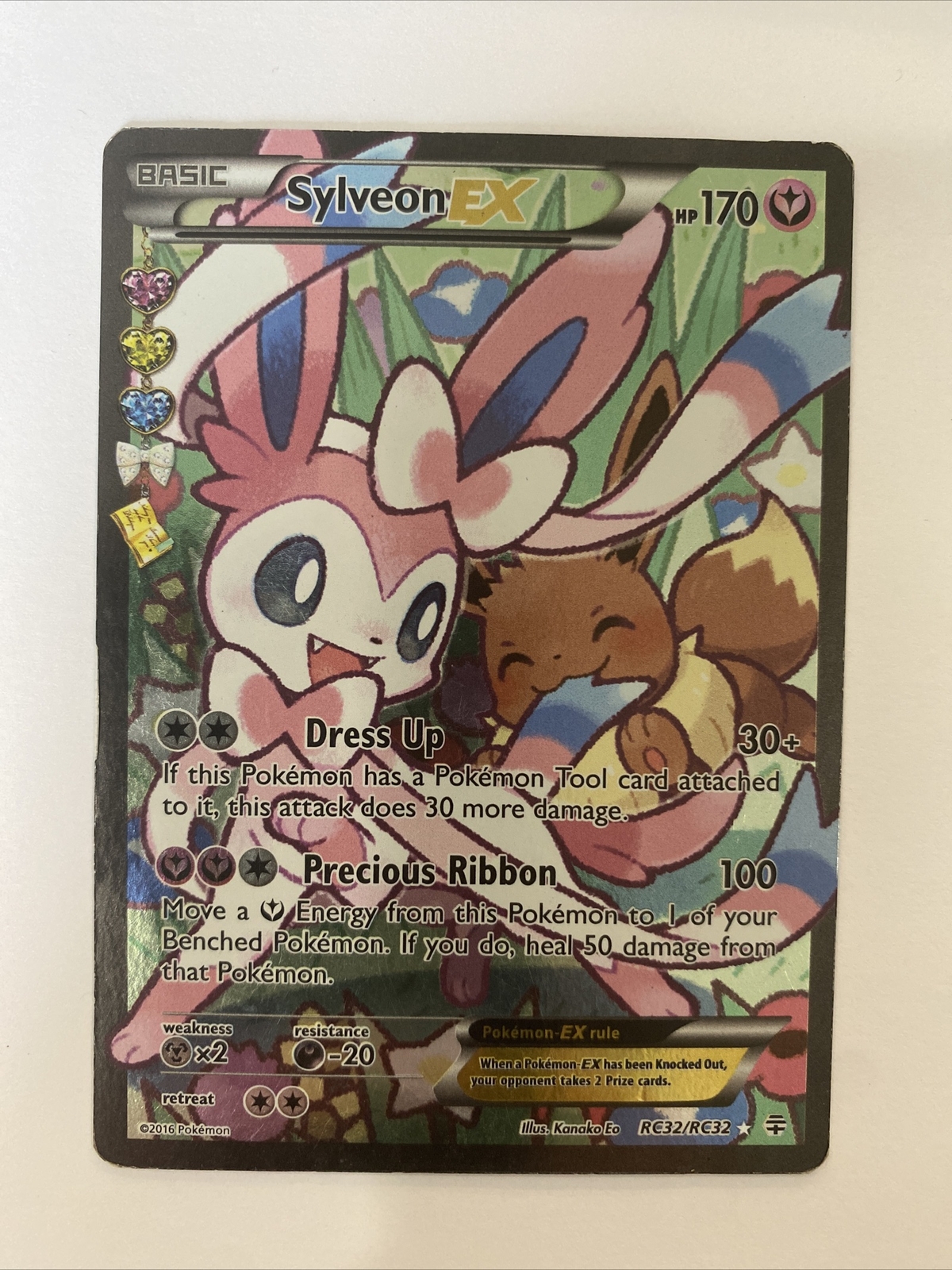 Pokemon Sylveon Ex Card