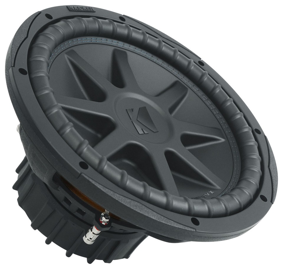 2) Kicker 50CVX122 Comp VX CVX 12" 3000w Car Subwoofers+Vented Sub Box ...