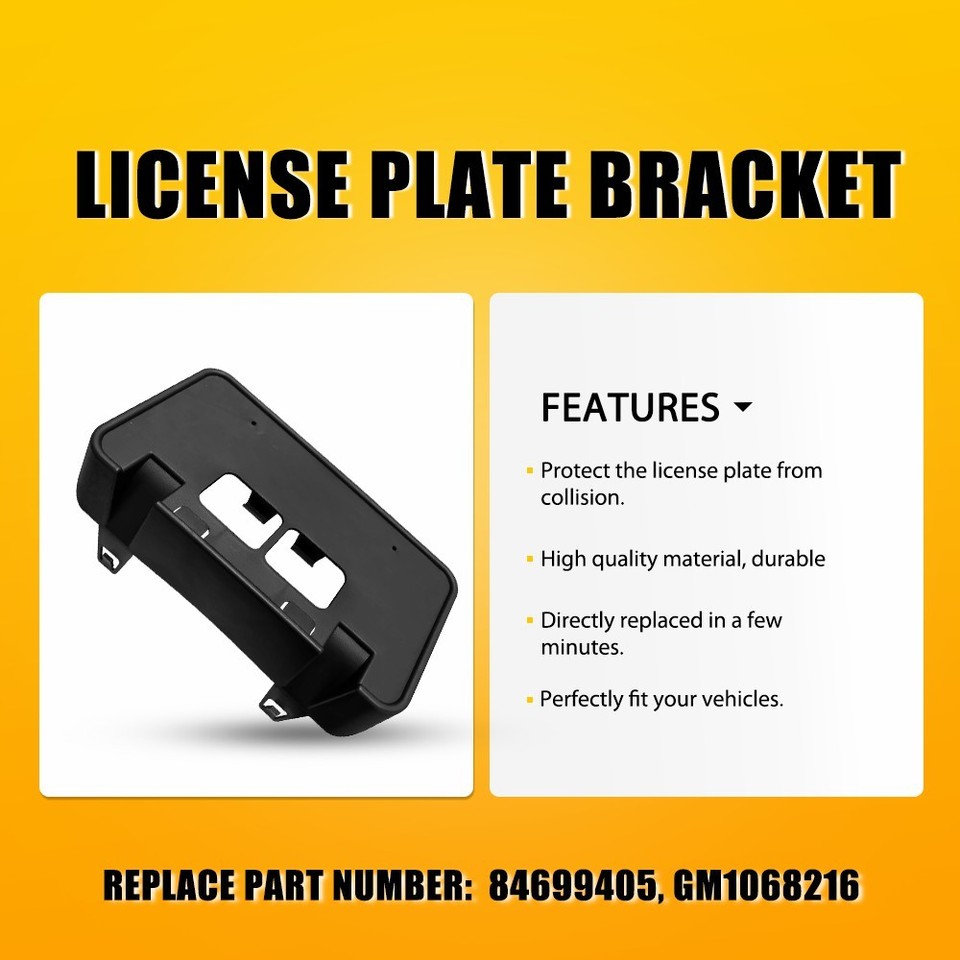 For 2008-2010 Ford F250 F350 F450 F550 Front Bumper License Plate ...