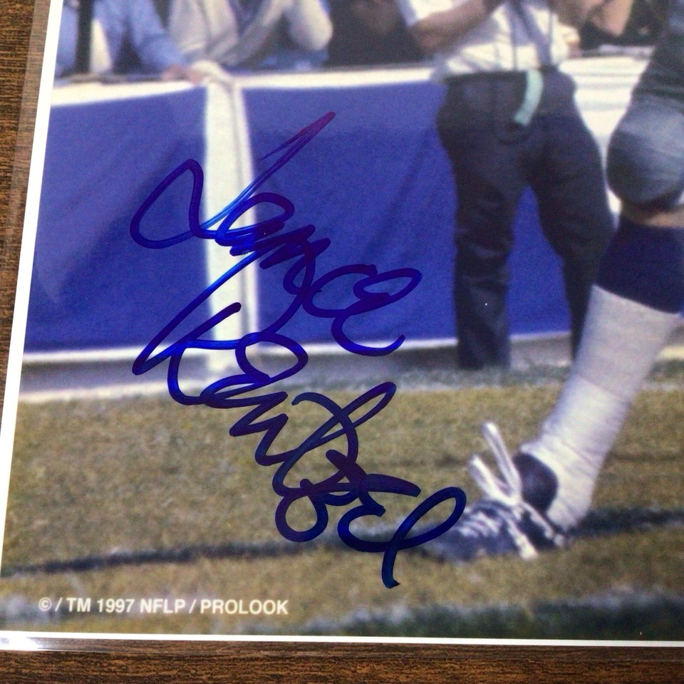 Lance Rentzel #19 8x10 Signed Photo NFL Dallas Cowboys 2591 1997 NFLP ...