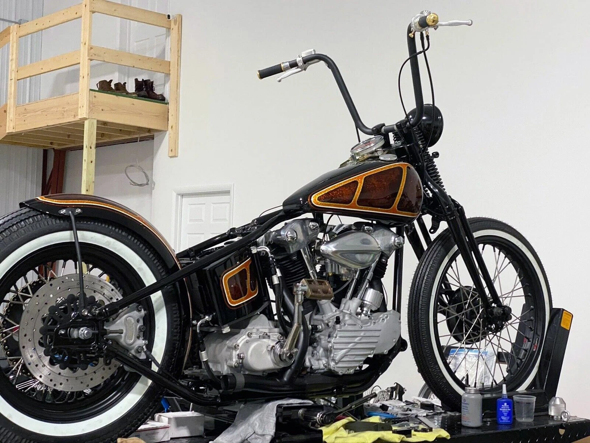 Knucklehead Bobber One Classic Harley Davidson Knucklehead