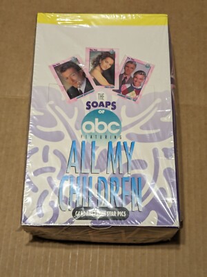 1991 ABC Soaps All My Children Trading Cards factory sealed box 36 ...