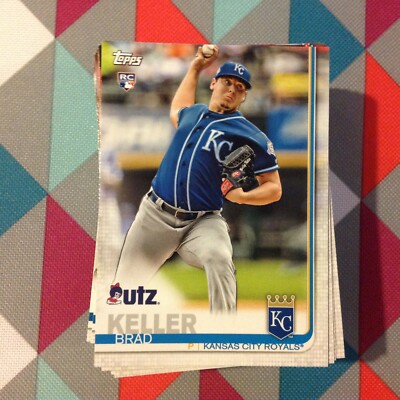 BRAD KELLER #70 ROYALS RC 2019 Topps UTZ Potato Chips Regional Promo ...