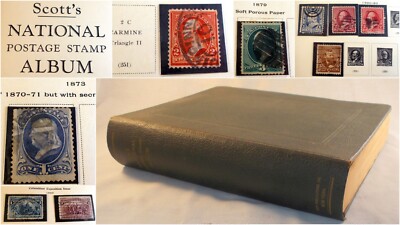 Large US Stamp Estate Collection Scott National Postage Album See ...