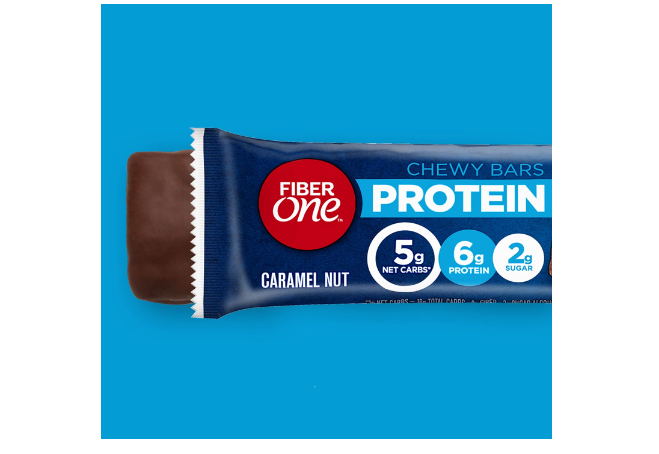 Fiber One Chewy Protein Bars Caramel Nut Protein Snacks 1.17 oz 5 ct | eBay