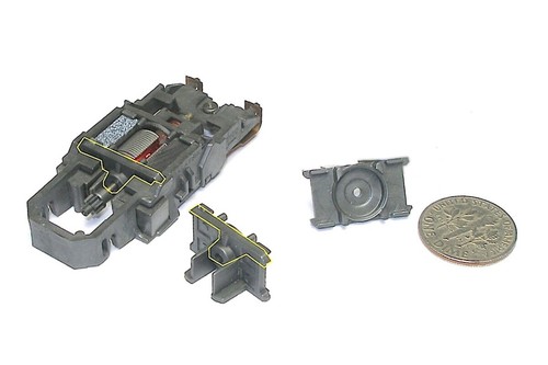 1 pc TYCO 440-X2 HO Slot Car Chassis Shell REAR Armature BULKHEAD Rare ...