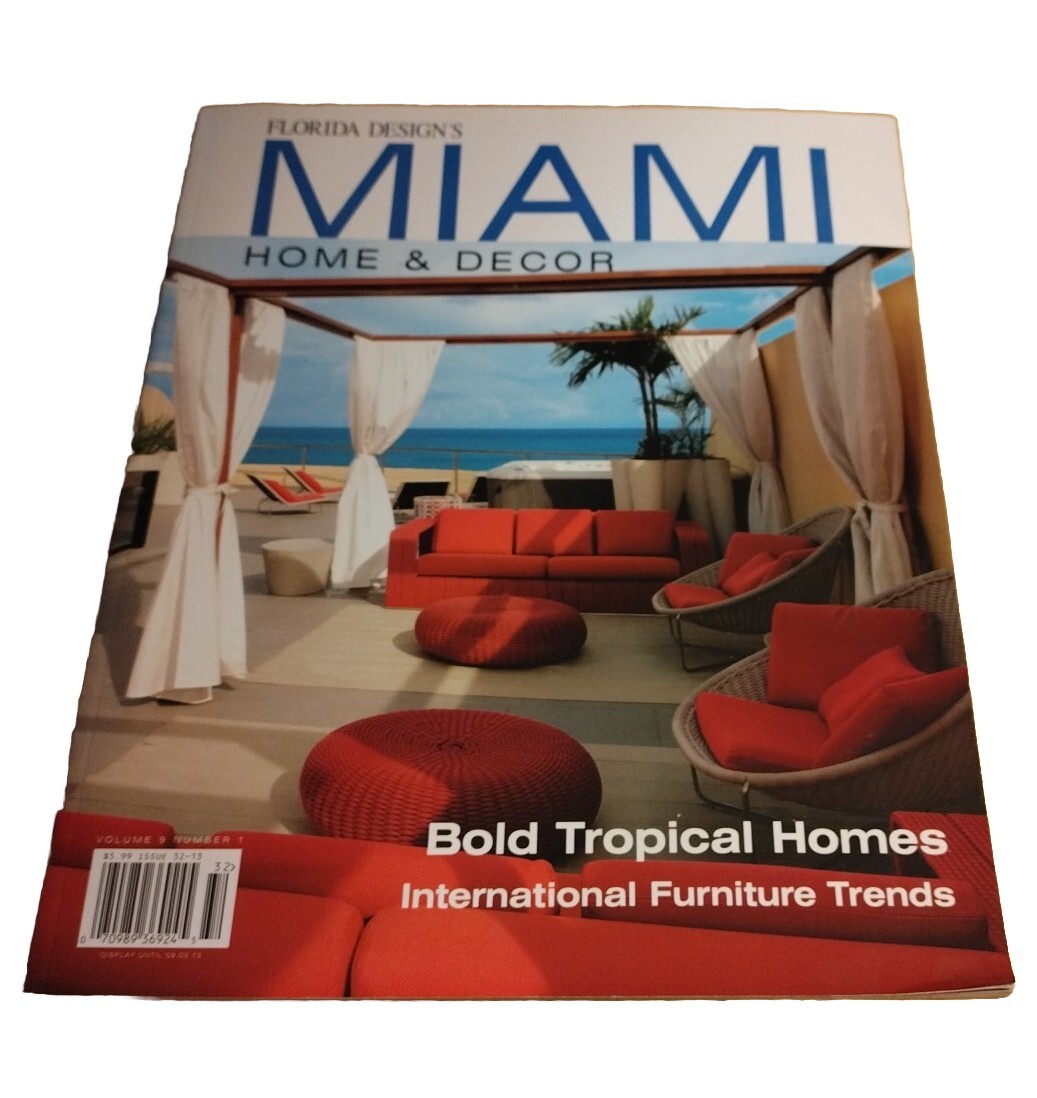 Florida Design's MIAMI HOME & DECOR 2013 Vol. 9 Number 1 | eBay