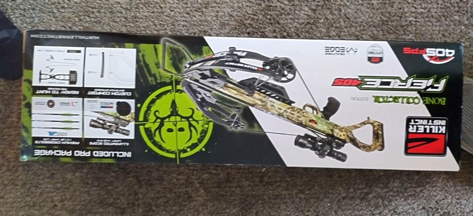 Killer Instinct Bone Collector Crossbow w/ Pro Sight Magnifying CAMO ...