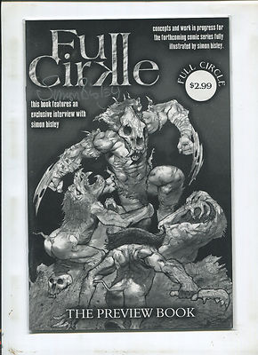 FULL CIRKLE PREVIEW BOOK SIGNED BY SIMON BISLEY! VHTF ONLY 999 MADE ...
