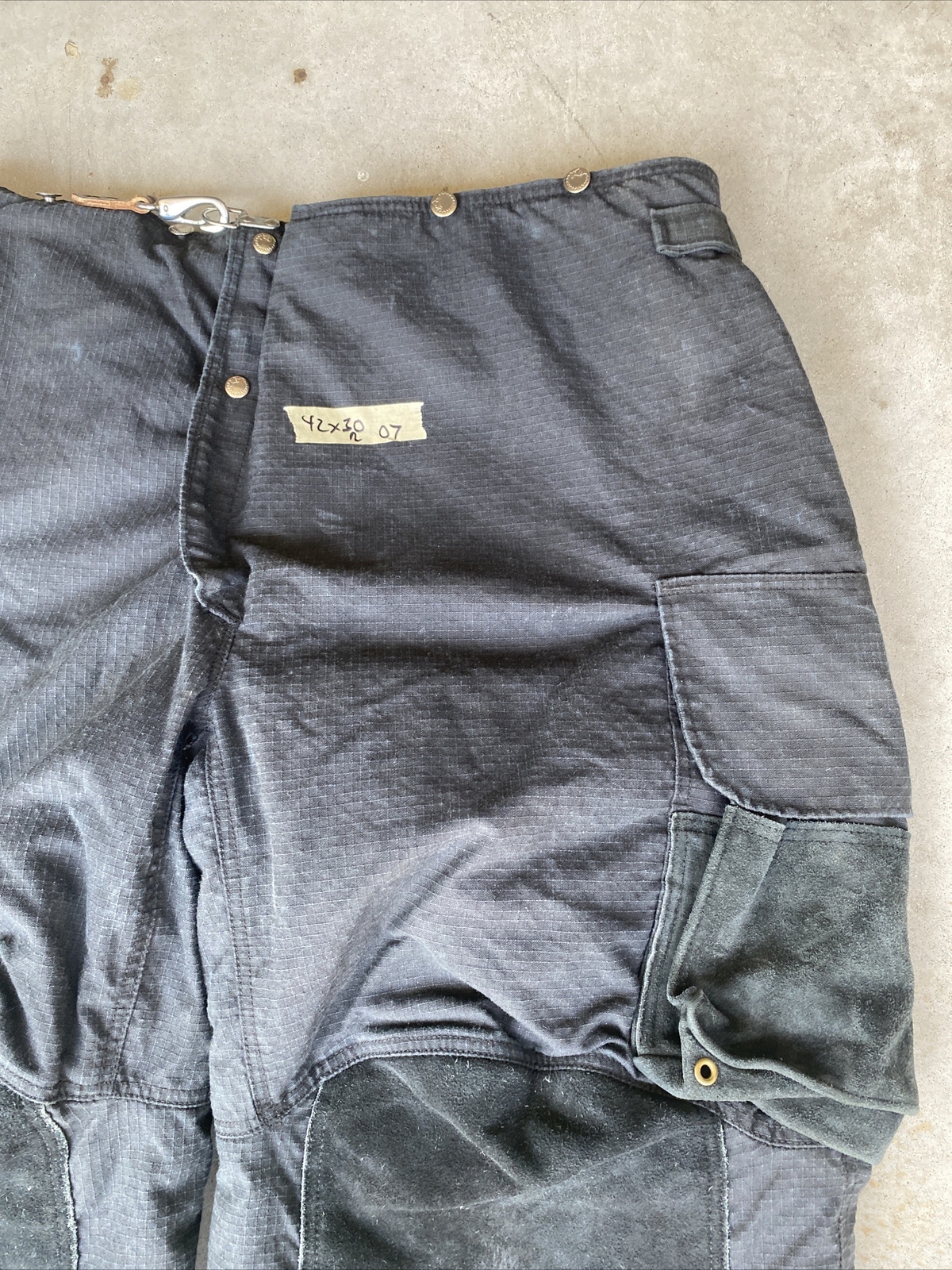 Firefighter Janesville Lion Apparel Turnout Bunker Pants 42 X 30 BLACK ...