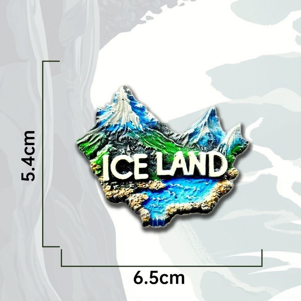 Iceland Tourist Souvenir 3D Handmade Resin Fridge Magnet GIFT IDEA | eBay