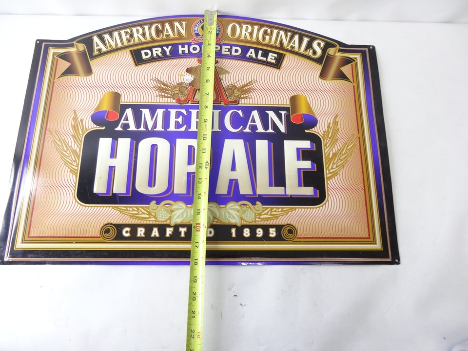 American Originals Dry Hopped Ale American Hop Ale Metal Sign Tin ...