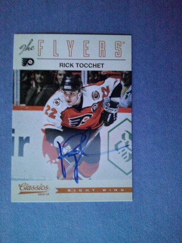 2012-13 Panini Classic Signatures Rick Tocchet #79 Autograph ...