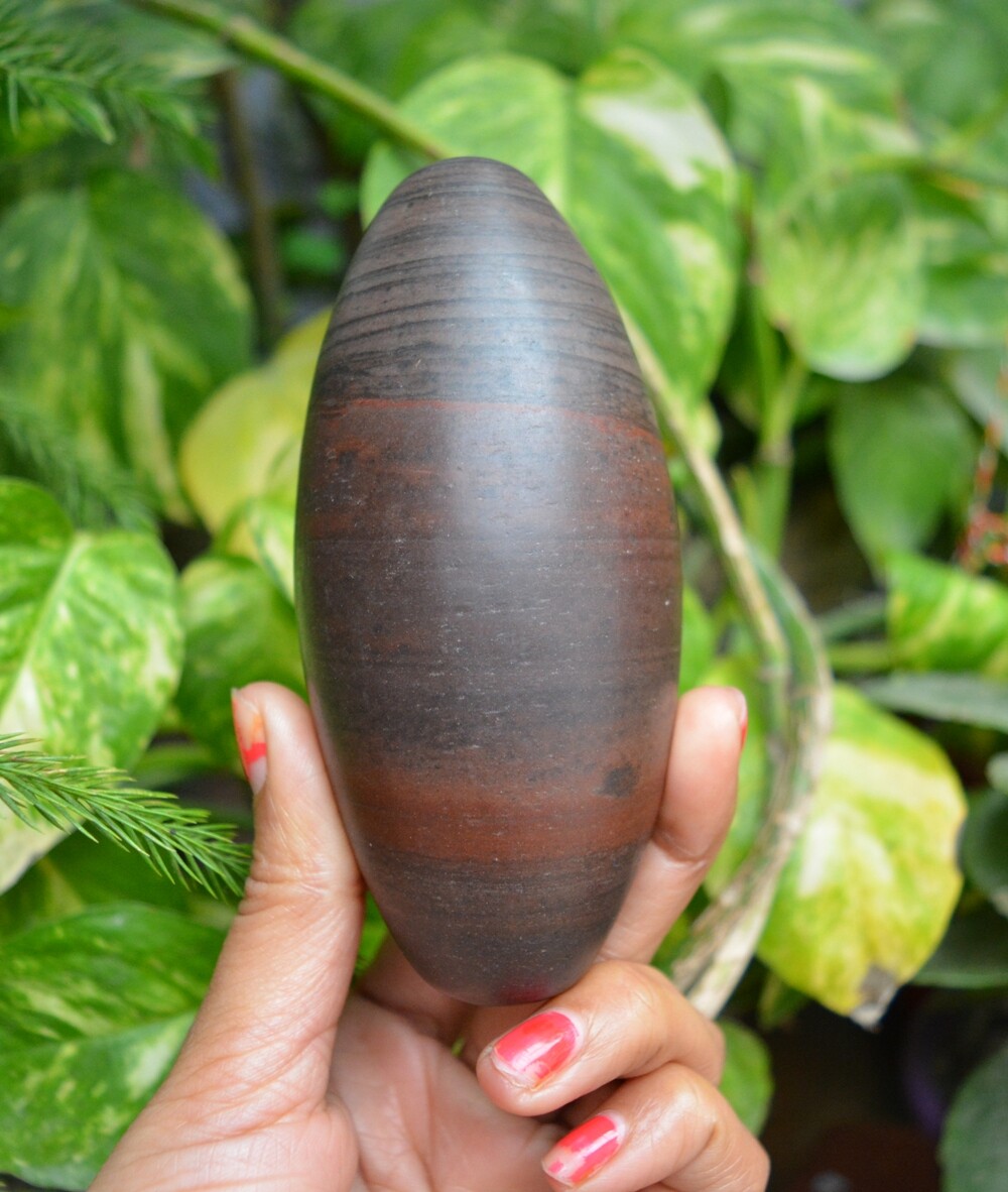 4" Shiva Lingam Stone Narmada River India Attractive & Rare Lingam-I ...