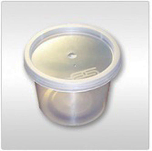 Round Setco Food Containers Plastic Clear Storage Tubs & Lids Deli Pots ...