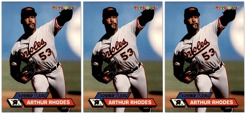(3) 1993 Stadium Club Toys 'R' Us #28 Arthur Rhodes Orioles Card Lot | eBay