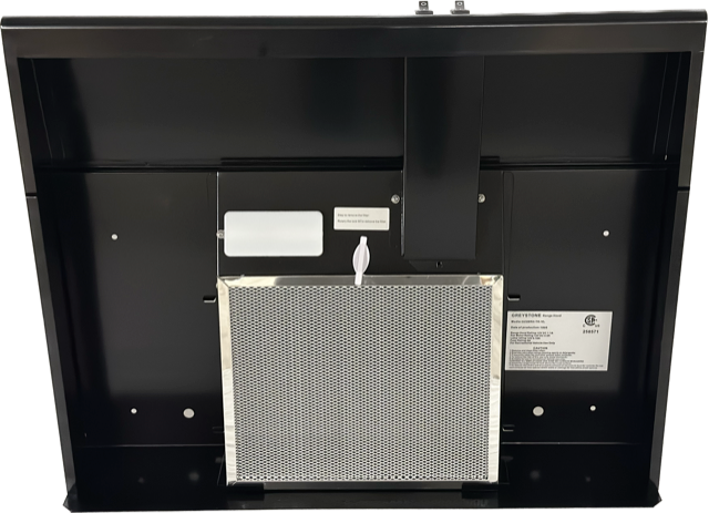 Greystone RV 22 1/8" Range Hood 12VOLT Black G22BRH-TK-VL Ventless ...