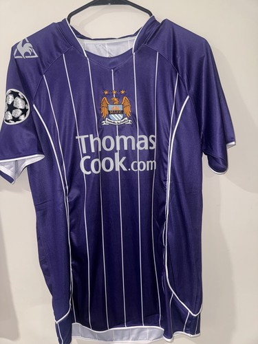 MANCHESTER CITY 2007 2008 AWAY FOOTBALL SHIRT SOCCER JERSEY LE COQ ...
