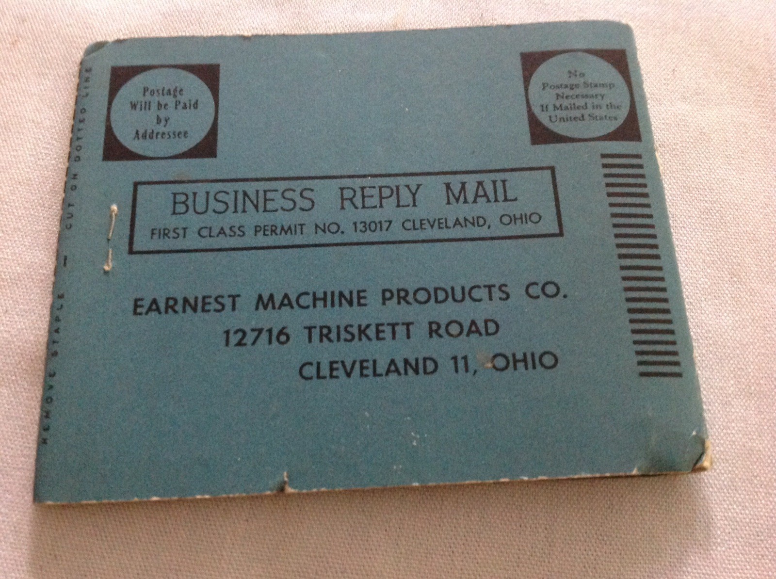 Earnest Machine Products 1950's Match Pack, Cleveland, Ohio | eBay