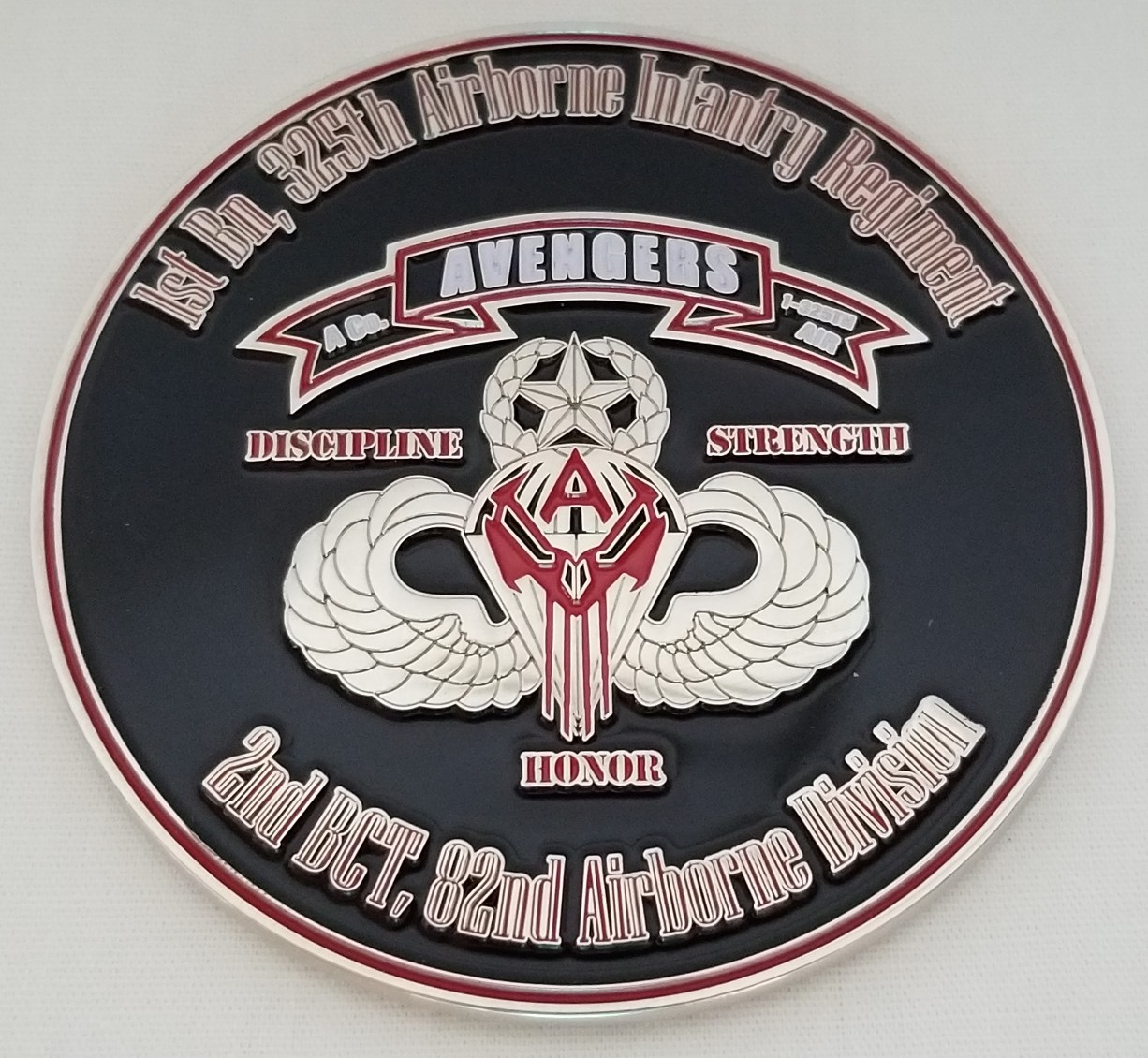 Ranger Airborne 2.5" Challenge Coin CJTF Security Force 82nd Airborne ...