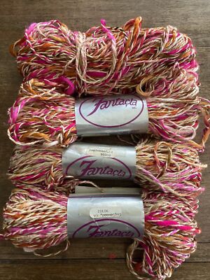 Fantacia Ti Amo Silk Acrylic Yarn Lot Of 4 | eBay