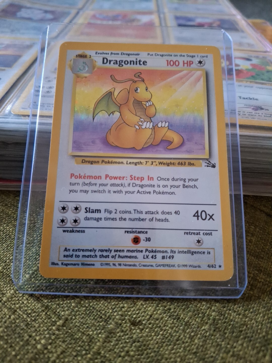 Dragonite 1999 Fossil #04/62 Unlimited Holo Price Guide - Sports Card ...