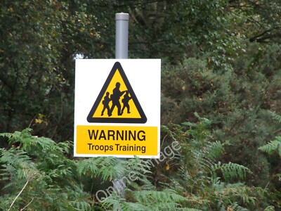 Photo 6x4 Troops Training Sign. Towthorpe/SE6358 One of many signs ...