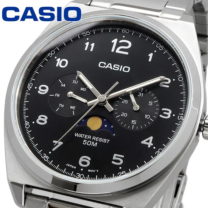 CASIO Standard Moon Phase Watch MTP-M300D-1AV | eBay