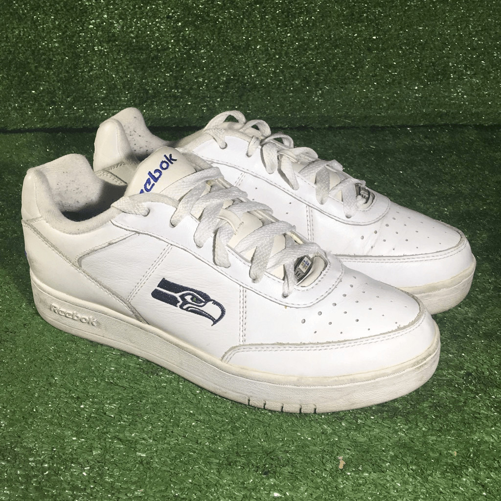 NFL Seahawks Reebok 40th anniversary super bowl white… - Gem