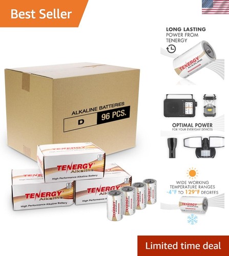 1.5V D Alkaline LR20 Battery, High Performance D Non-Rechargeable ...
