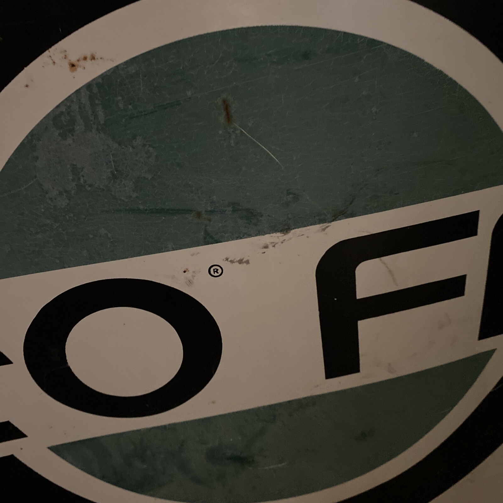 Vintage Acco Seed Feed Farm Barn Sign original Tin Metal 70” X 46” Self ...