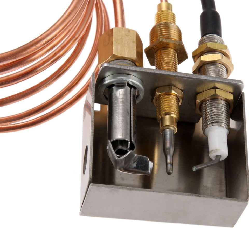 Pilot Burner Assembly Propane Igniter Kit for Fireplaces & Fire Pits ...