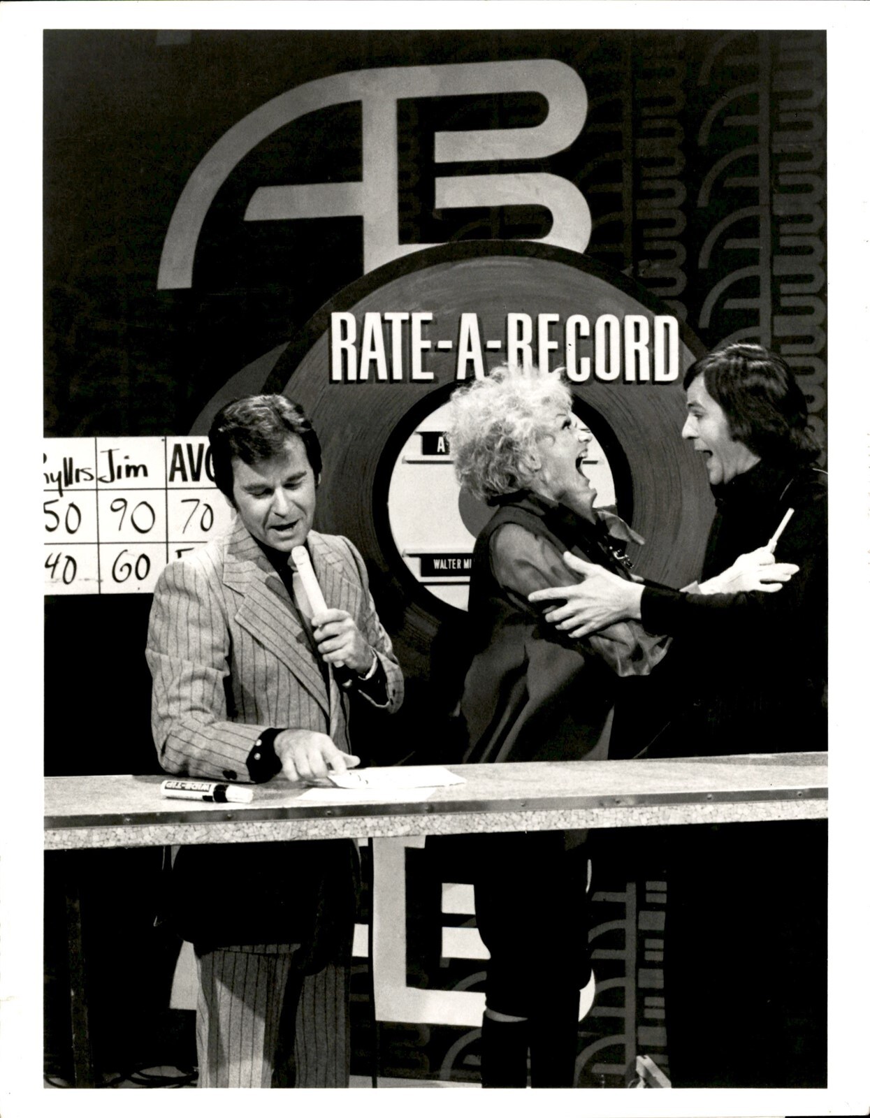 BR31 1976 Orig Photo DICK CLARK PHYLLIS DILLER JIM STAFFORD American ...