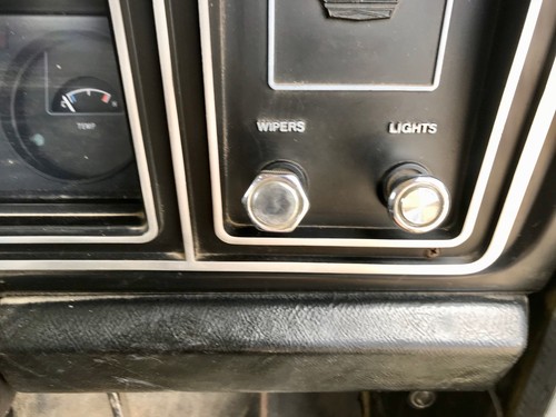 FORD F100 67-92 HEADLIGHT SWITCH KNOB CHROME AFTERMARKET F150 F250 F350 ...