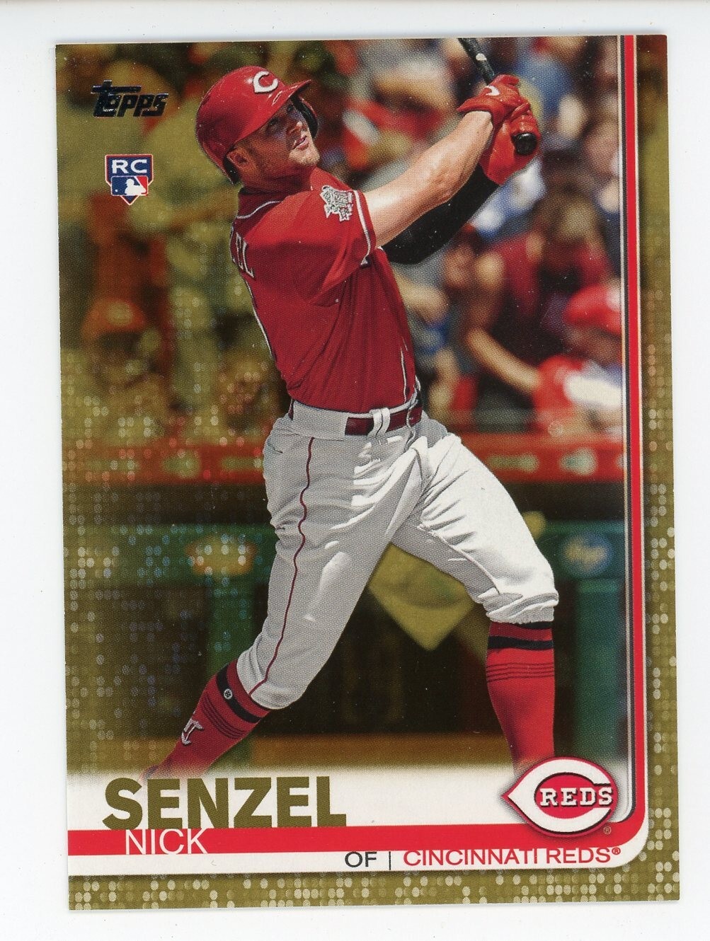2019 TOPPS UPDATE NICK SENZEL GOLD 1527/2019 # US50 CINCINNATI REDS RC ...