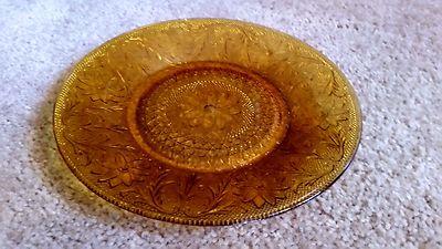 Indiana Amber Sandwich 10¼" Dinner Plate | eBay