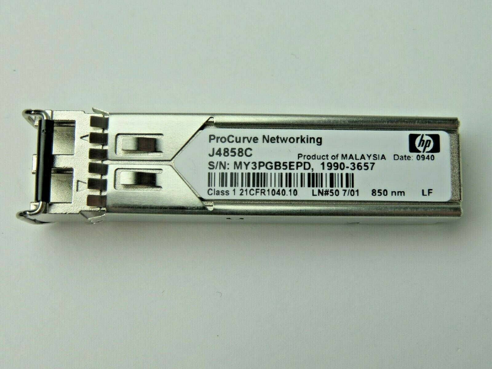🍀 NEW! Genuine HP ProCurve J4858C Mini-GBIC Gigabit SFP 850nm ...