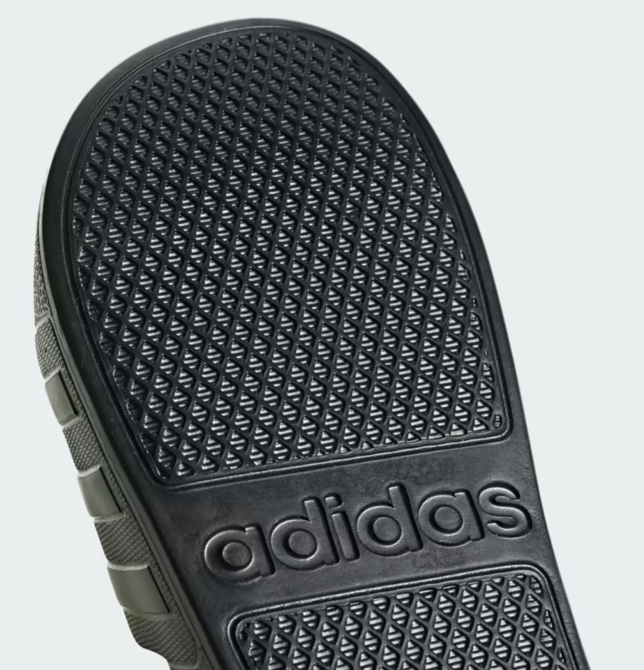 NEW ADIDAS MEN'S ADILETTE AQUA SANDALS SLIDES ~ SIZE 11 #F35550 BLACK ...