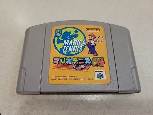 Mario Tennis 64 Nintendo 64 N64 NUS-NMBJ-JPN - Japanese Tested US ...