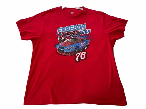 Freedom Racing Team Mens Graphic Logo Tshirt Size 2XL Red Tee Shirt NEW ...