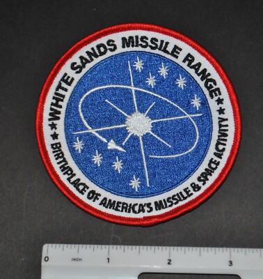 White Sands Missile Range Patch WSMR NEW MEXICO BRAND NEW 3.5" DIAMETER ...