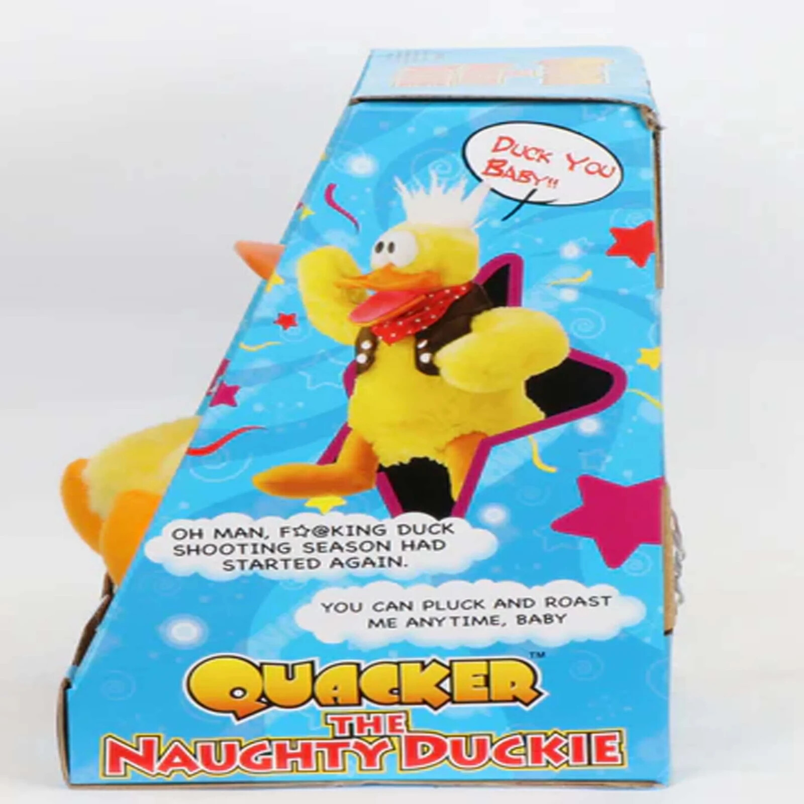 Quacker The Naughty Duckie - Rude Offensive Talking Duck - Adult Gag ...