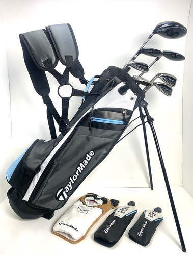 TaylorMade Rory Junior 8+ LEFT Handed Golf Set Blue | eBay