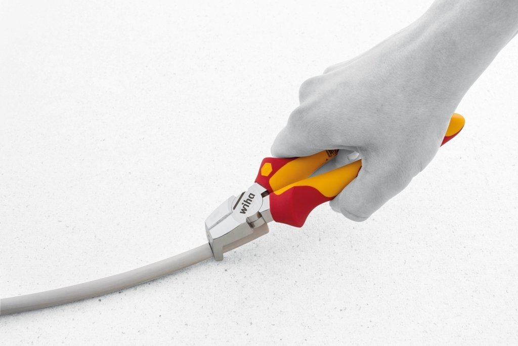 Wiha TriCut 170mm VDE 1000v Combi Side Cutter Wire Cable Stripper ...