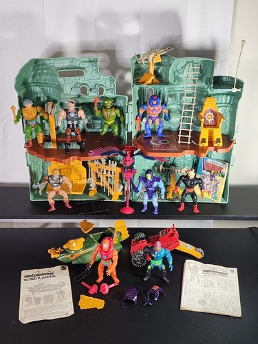 1981 Mattel Castle Grayskull COMPLETE Motu HUGE LOT- He-man, Skeletor ...